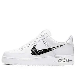 Nike Force 1 Low 'sketch Black - White/black