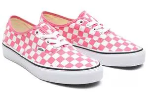 VANS Checkerboard Authentic Sneakers - Pink/blue