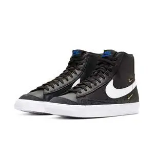 Nike Blazer Mid '77 Se Sneakers - Black/white/hyper Royal