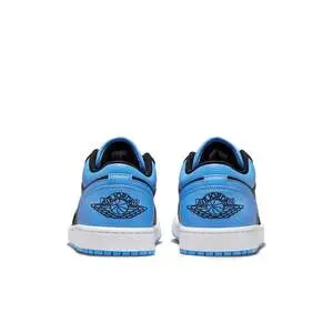 JORDAN Air 1 Low Black University Blue Sneakers - Black/university Blue