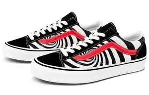 VANS Style 36 "swirl" Low Top Sneakers - Black/white