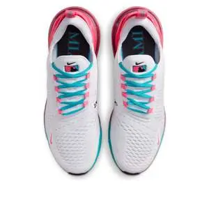 Nike Max 270 "miami Marlins - White/black/hyper Pink