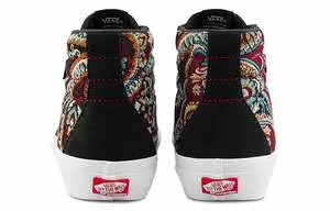 VANS Skate Sk8-hi Paisley High Top Sneakers - Black