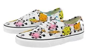 VANS Spongebob Squarepants X Authentic "aye Aye Captain" Low Top Sneakers - White