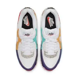 Nike Max 90 "safari Mix" Sneakers - White/purple/green