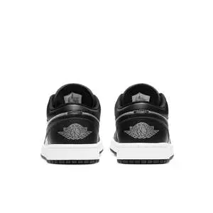 JORDAN 1 Low Se 'silver Toe' Sneakers - Black/silver