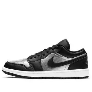 JORDAN Air Jordan 1 Low SE 'Silver Toe' Sneakers Black/silver