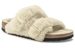 BIRKENSTOCK Arizona Big Buckle Shearling Slides