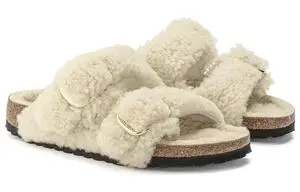 BIRKENSTOCK Arizona Big Buckle Shearling Slides