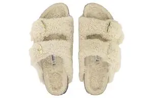 BIRKENSTOCK Arizona Big Buckle Shearling Slides