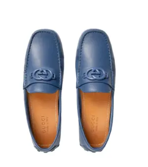 Gucci Interlocking G Driver - Washed Indigo