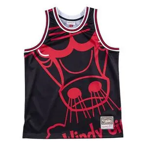 Mitchell & Ness Big Face Basketball Vest - Red