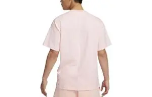 Nike Geometry Pattern Printing Round Neck Pullover Short Sleeve Pink T-shirt - Default Colorway