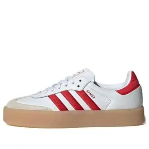 Adidas Adidas Sambae Platform Sneakers Cloud White/better Scarlet/cloud White