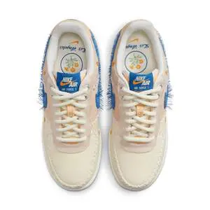 Nike Force 1 '07 'la Flea' Low Top Sneakers - Brown/blue