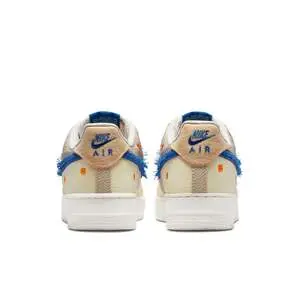 Nike Force 1 '07 'la Flea' Low Top Sneakers - Brown/blue
