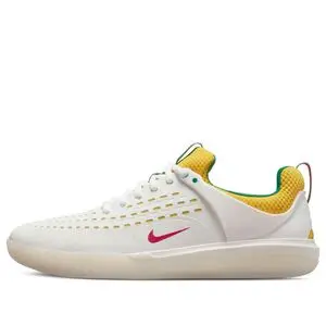 Nike Nike Nyjah 3 Premium SB 'Rastafarian' Sneakers White/green/yellow
