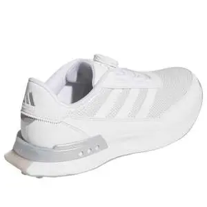 Adidas S2g 25 Boa Spikeless Golf Shoes - Cloud White/silver Metallic