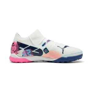 PUMA Future 7 Match Volume Up Tf Sneakers - White/luminous Blue/poison Pink