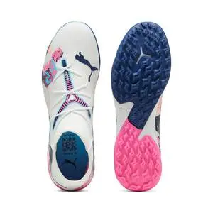 PUMA Future 7 Match Volume Up Tf Sneakers - White/luminous Blue/poison Pink