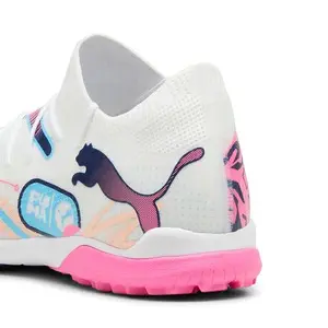 PUMA Future 7 Match Volume Up Tf Sneakers - White/luminous Blue/poison Pink