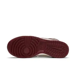 Nike Dunk High 'team Red' Sneakers - Wine Red/white