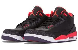 JORDAN 3 Retro "crimson - Blck/brght Crmsn-cnyn Prpl-pr