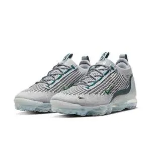Nike Vapormax 2021 Flyknit Se Low Top Sneakers - Light Bone/dark Atomic Teal/grey