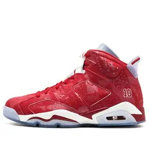 JORDAN 6 Retro "slam Dunk" High Top Sneakers - Varsity Red/varsity Red-white