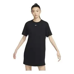 Nike Essential Short-sleeve T-shirt Dress - Black