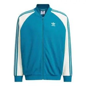 Adidas Originals Dkn Sst Jacket Asia Sizing White - Blue