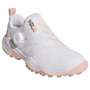 Adidas Codechaos Boa 25 Golf Shoes - White/pink