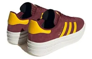 Adidas Gazelle Bold Platform Sneakers - Red/gold