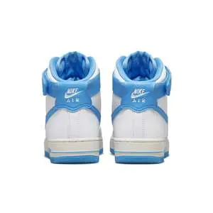 Nike Force 1 High Top Sneakers - White/blue