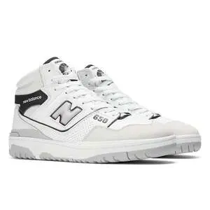 NEW BALANCE 650r "angora Pack" High Top Sneakers - White/black/angora