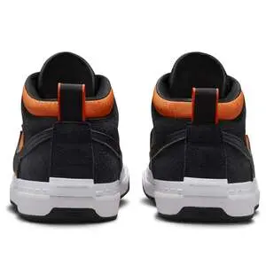 Nike React Leo Sb Mid Top Sneakers - Black/black/orange