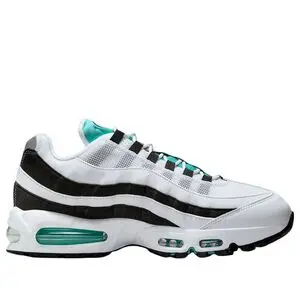 Nike Max 95 Og "black Border" Sneakers - White/hyper Jade/black