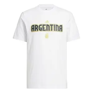 Adidas World Cup 26 Argentina Home Graphic T-shirt - White
