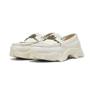 PUMA X Palomo Loafers With Horsebit Detailing - Frosted Ivory