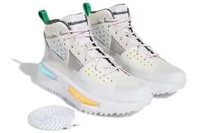 Adidas Pharrell X Hu Nmd_s1 Ryat "core White - White/grey