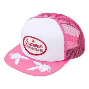 Supreme X Playboy Ss26 Mesh Back 5-panel Cap - Pink