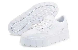 PUMA Mayze Stack Leather Platform Sneakers