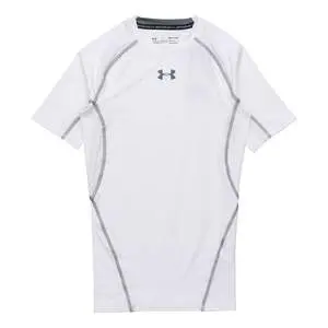 Under Armour Training Sports Tight Short Sleeve Top - White