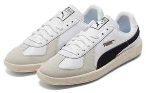 PUMA Army Trainer Low Top Sneakers - White/gray/black