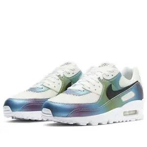 Nike Max 90 "bubble Pack" Sneakers - Summit White/black/multi Color