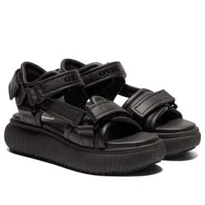Onitsuka Tiger Belted Platform Sandals - Black/black