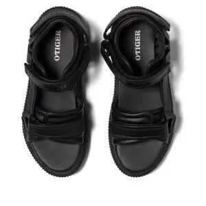 Onitsuka Tiger Belted Platform Sandals - Black/black