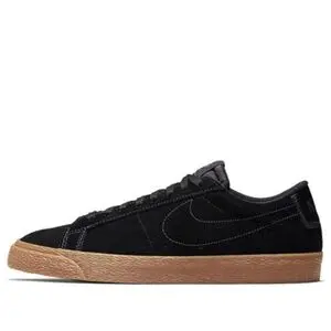 Nike Zoom Blazer Low Sb Gum Sneakers - Black