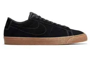 Nike Zoom Blazer Low Sb Gum Sneakers - Black