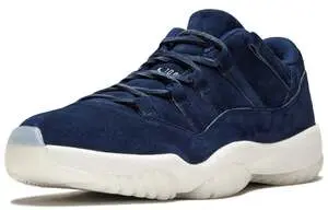 JORDAN Air Retro Low "re2pect" Suede Sneakers - Binary Blue/sail